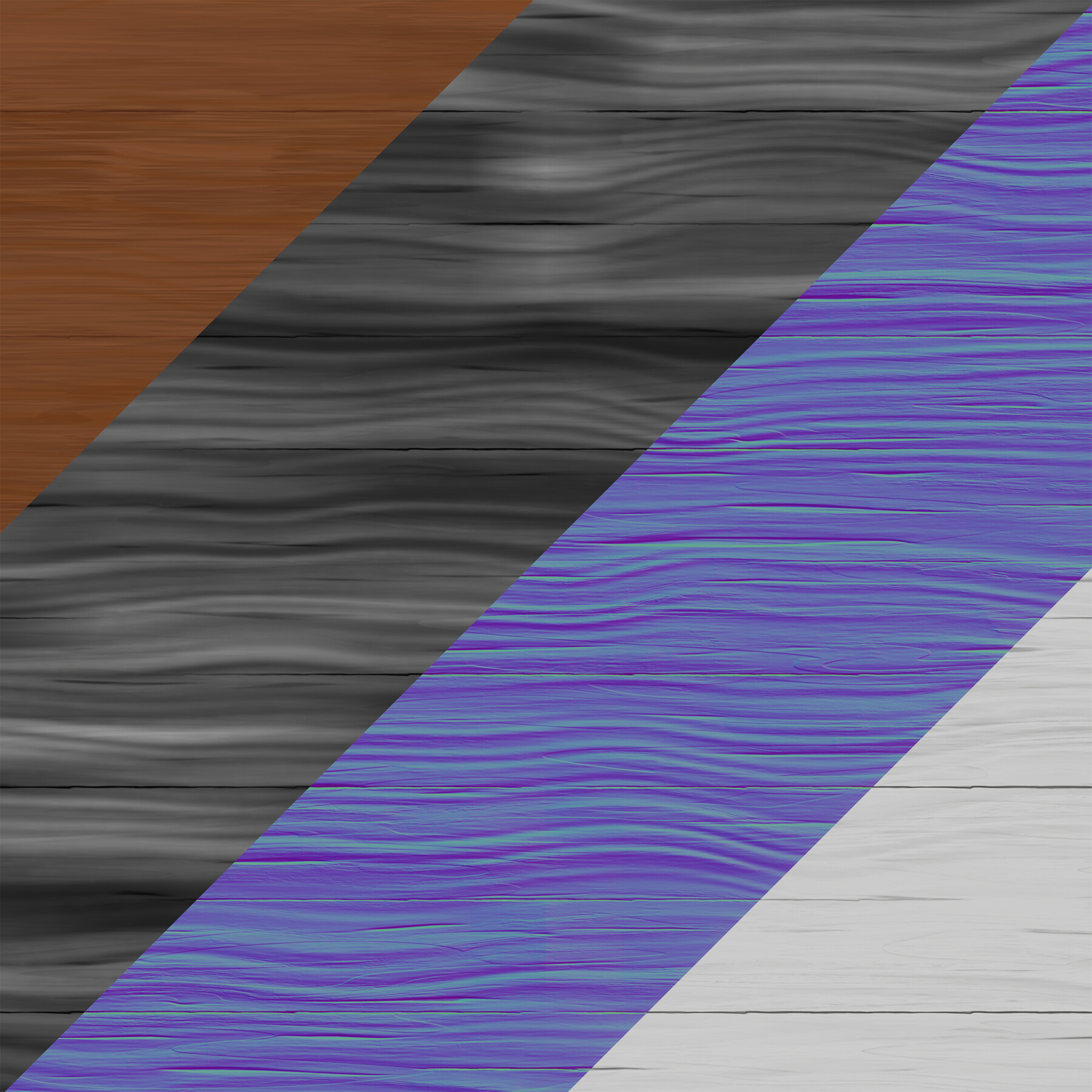 ArtStation - Procedural Stylized Wood | Game Assets