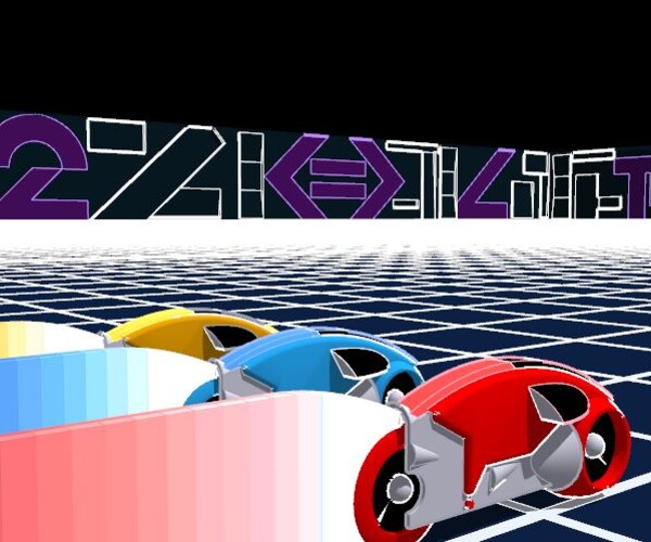 ArtStation - TRON 1982 - GAMES GRID LIGHTCYCLES | Game Assets