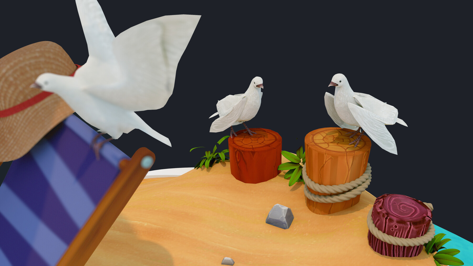 ArtStation - Summer Beach | Game Assets