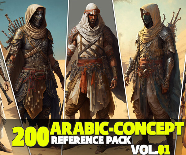 ArtStation - 200 Arabic-Concept Reference Pack Vol.01 | Artworks