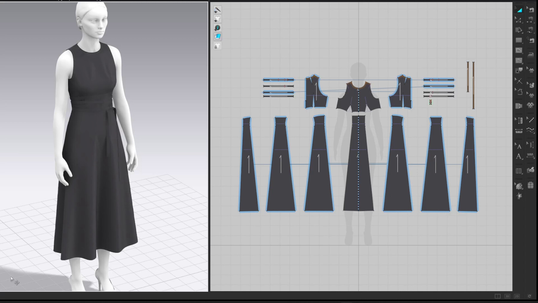 ArtStation - Empire Dress, Marvelous Designer, Clo +fbx, obj | Game Assets