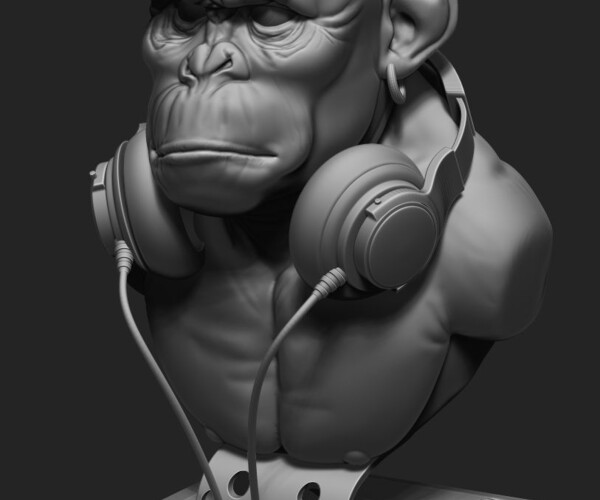 ArtStation - Bust Monkey | Resources