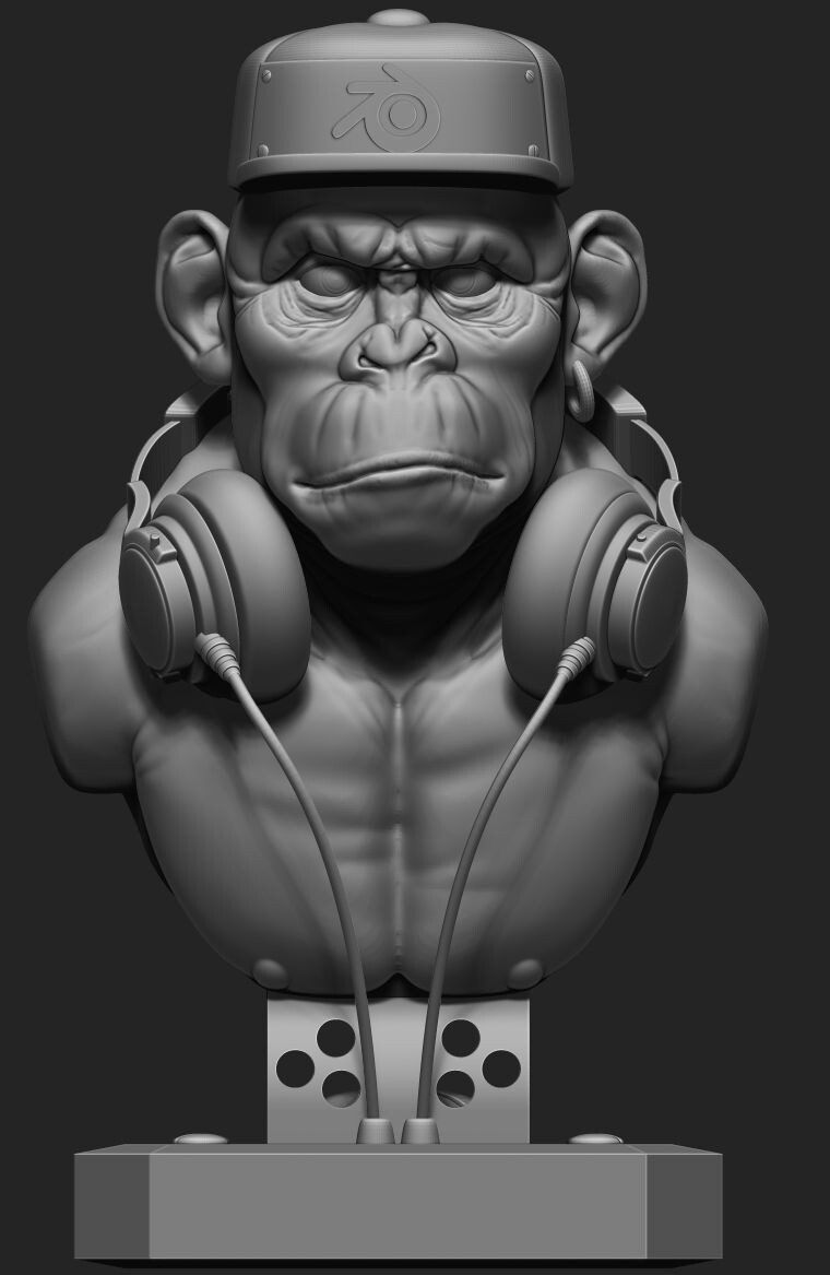 ArtStation - Bust Monkey | Resources