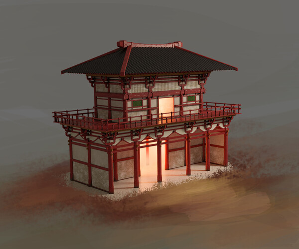ArtStation - Japanese Temple | Resources