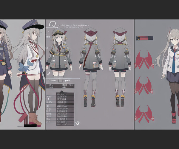 ArtStation - 100 arts - Anime Full Body Air Traffic Controller ...