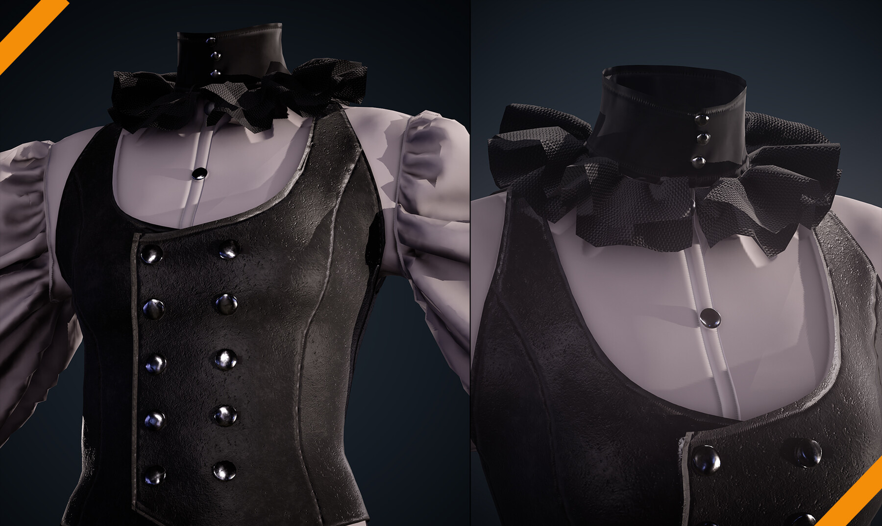 ArtStation - Women's outfit | Game Assets