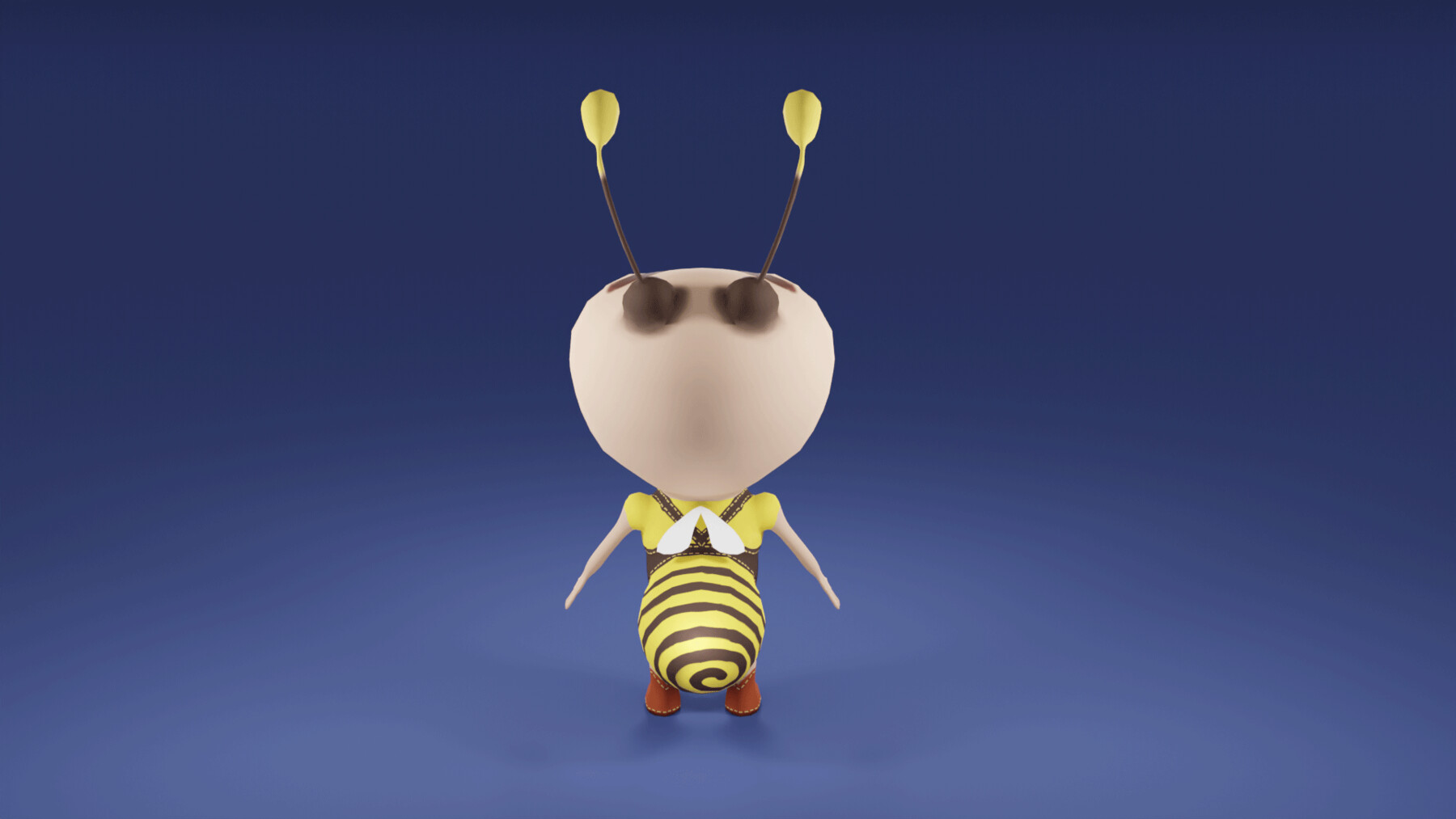 ArtStation - Bee Cute Character Stylized Cartoon Lowpoly | Game Assets