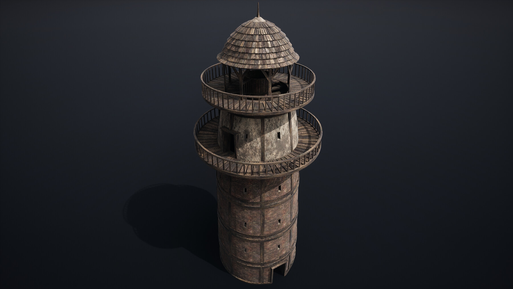 ArtStation - LIGHTHOUSE WATCHTOWER TOWER FORT MEDIEVAL AAA SHORE BEACON | Game Assets