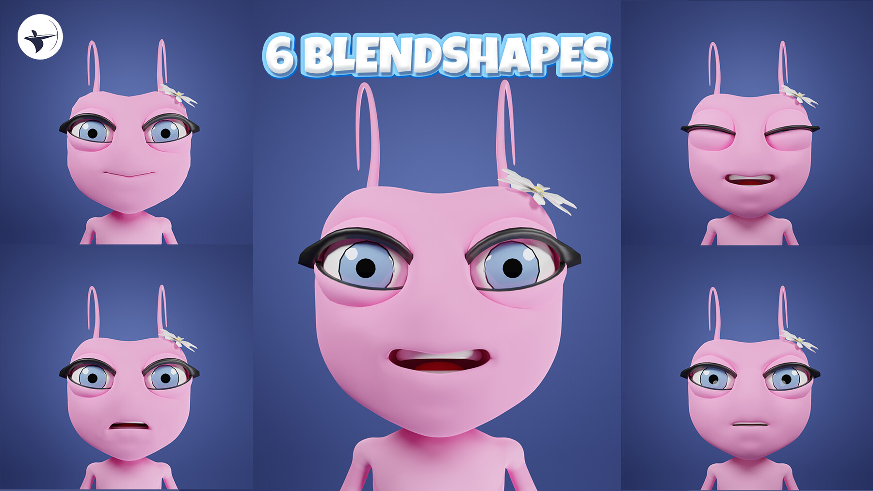 ArtStation - Insects Pack LowPoly Ant Ladybug Bee Characters | Game Assets