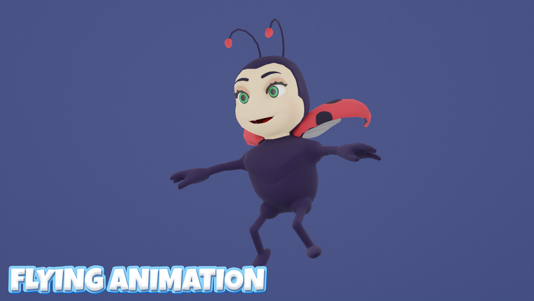 ArtStation - Insects Pack LowPoly Ant Ladybug Bee Characters | Game Assets