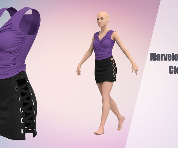 ArtStation - Suite №142 "Marvelous Designer" /Zprj/ OBJ+FBX | Game Assets