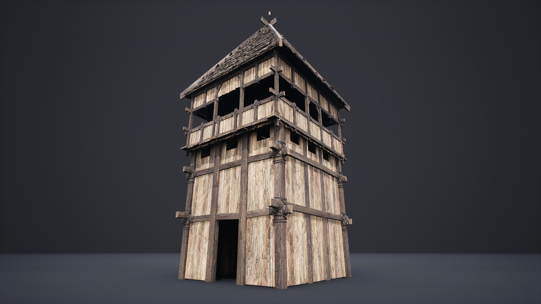 ArtStation - MEDIEVAL WATCHTOWER TOWER FORT FORTRESS CASTLE WALLS ...