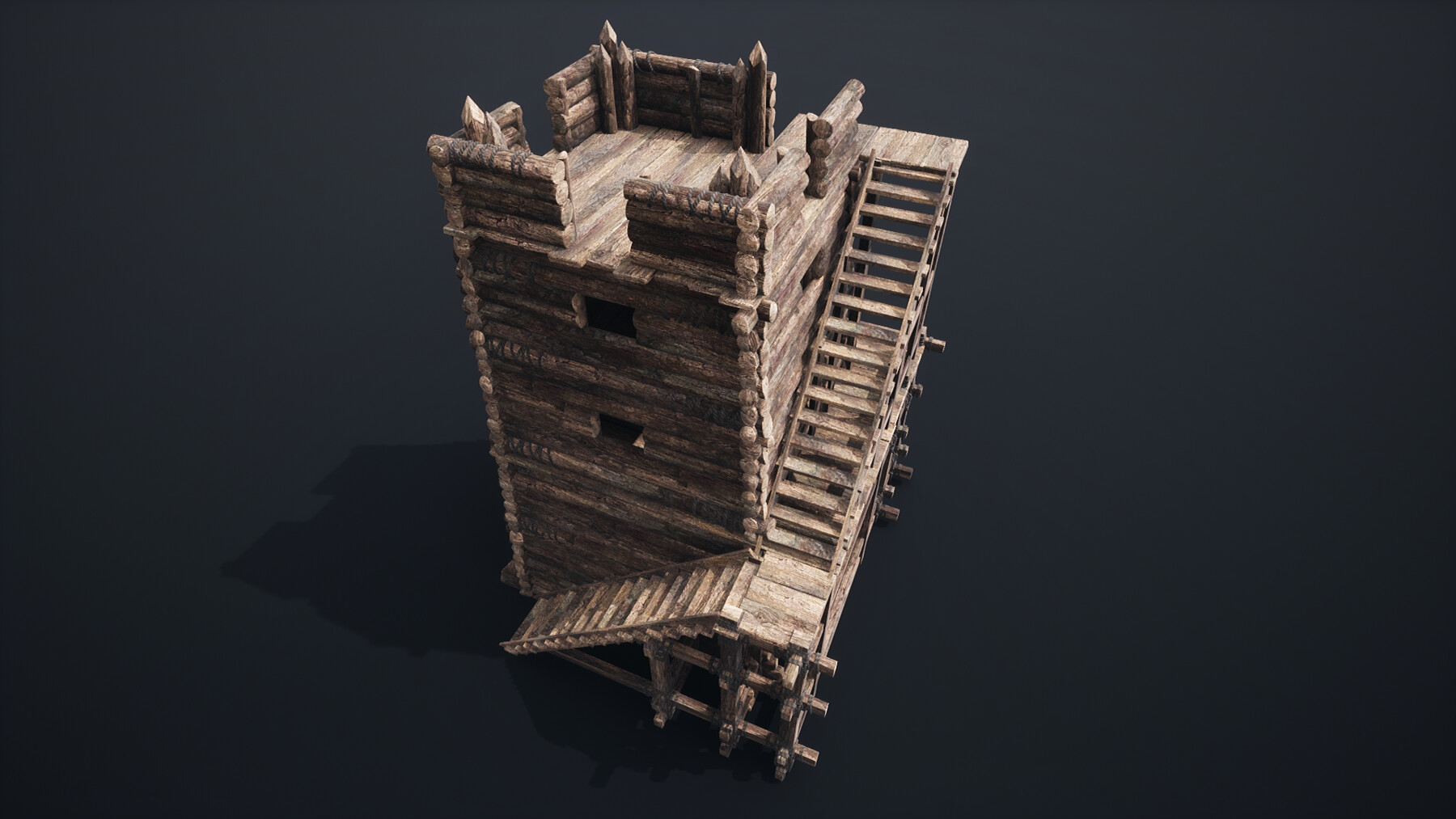 ArtStation - VIKING MEDIEVAL WATCHTOWER TOWER FORT FORTRESS CASTLE ...