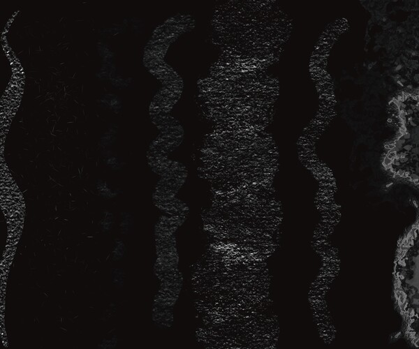 ArtStation - Procreate brush pack, metal/rust textures | Brushes