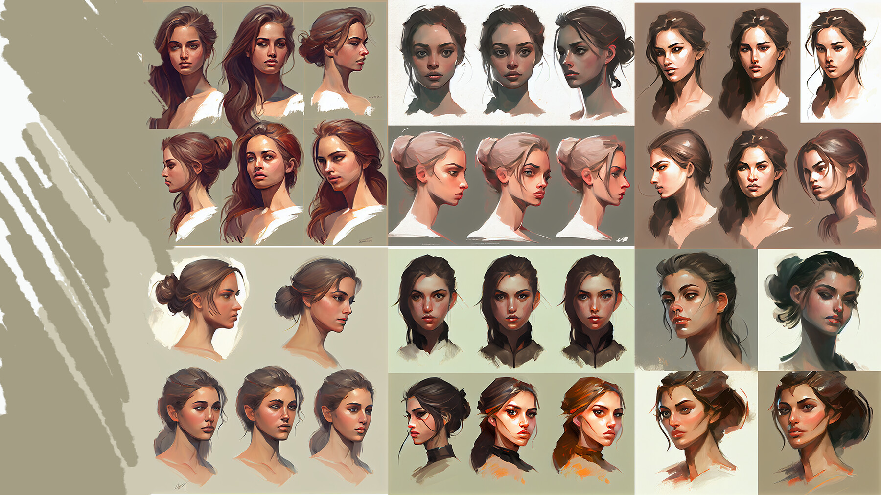 ArtStation - 100+ Male, Female, Baby Portraits Reference Pictures ...