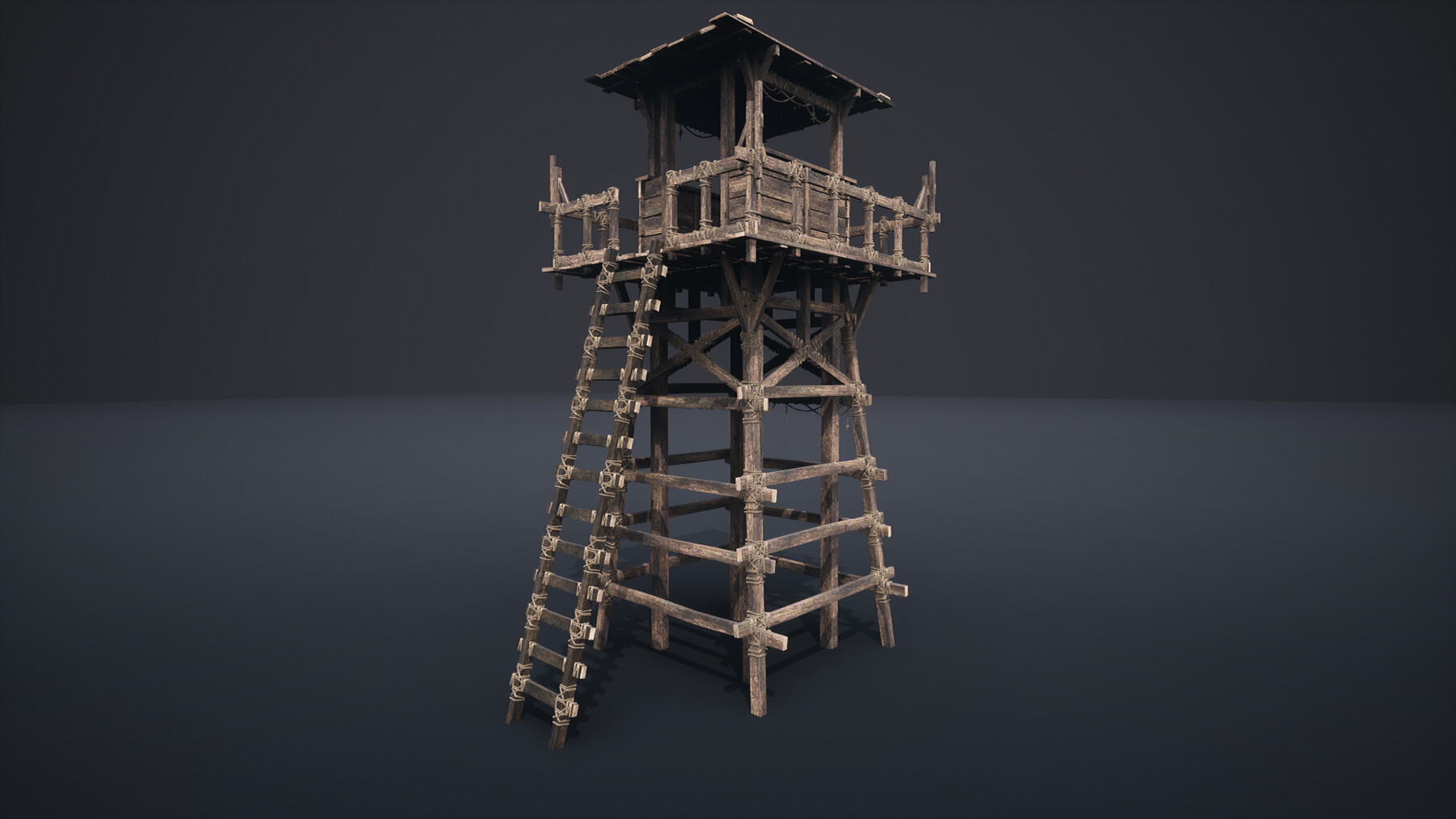 ArtStation - SCOUT WATCHTOWER TOWER FORT FORTRESS CASTLE WALLS AAA ...