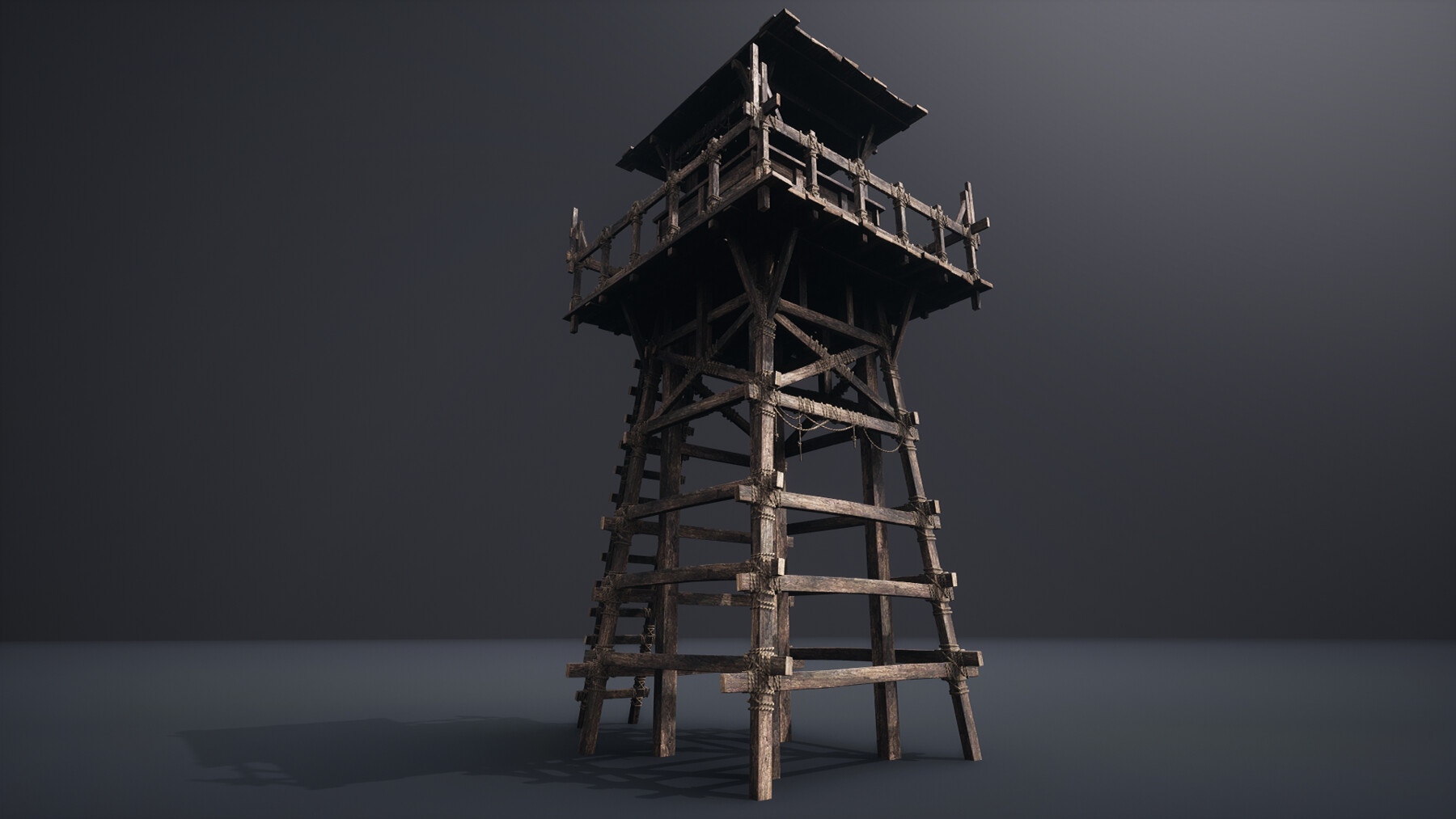 ArtStation - SCOUT WATCHTOWER TOWER FORT FORTRESS CASTLE WALLS AAA ...