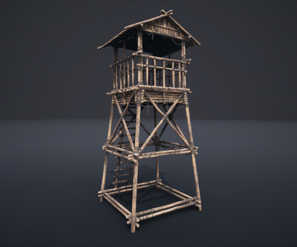 ArtStation - WATCHTOWER SCOUT TOWER FORT FORTRESS CASTLE WALLS AAA ...