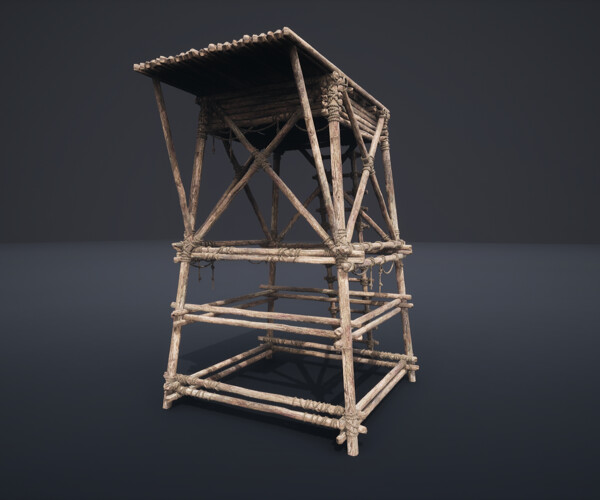 ArtStation - WATCHTOWER TOWER SCOUT FORT FORTRESS CASTLE WALLS AAA ...