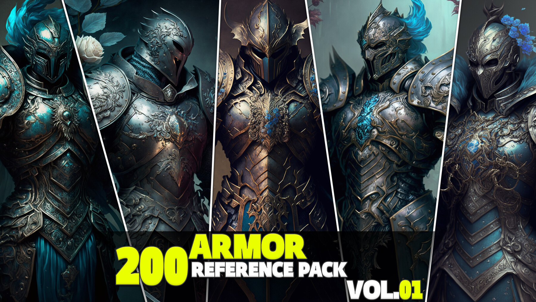 ArtStation - 200 Armor Reference Pack Vol.01 | Artworks