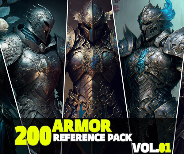 ArtStation - 200 Armor Reference Pack Vol.01 | Artworks