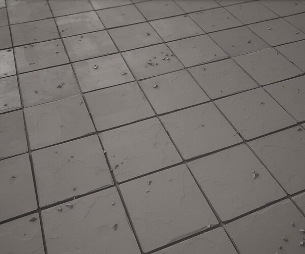 ArtStation - Stylized Concrete Tiles | Game Assets