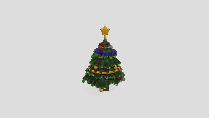 ArtStation - Stylized Christmas Tree | Game Assets