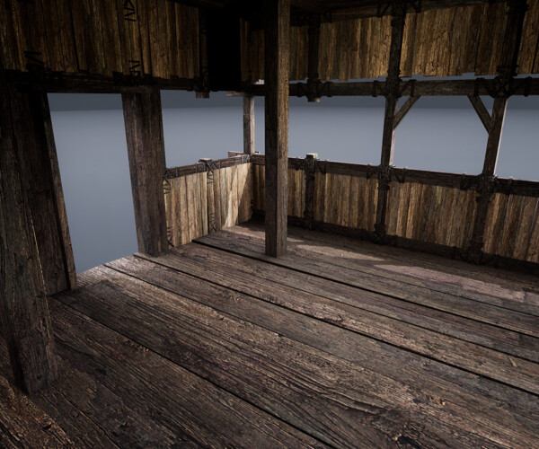 ArtStation - WATCHTOWER PLATFORM MEDIEVAL SLAVIC TOWER VILLAGE ...
