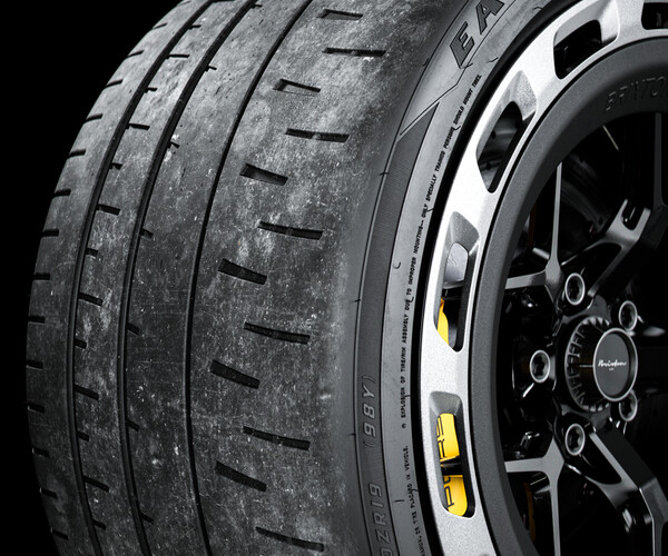 ArtStation - Goodyear Eagle® F1 SuperCar® 3R • 305/30 ZR19 (98Y) SL 100 ...