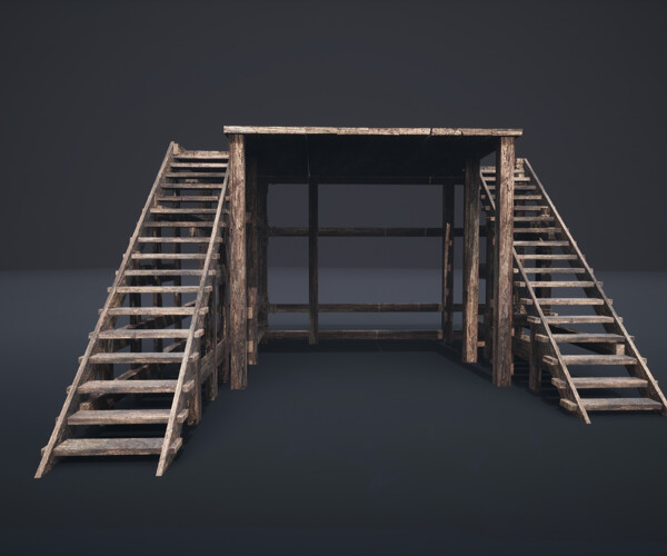 ArtStation - WATCHTOWER PLATFORM MEDIEVAL SLAVIC TOWER VILLAGE ...