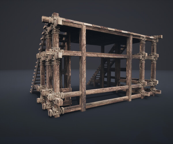 ArtStation - WATCHTOWER PLATFORM MEDIEVAL SLAVIC TOWER VILLAGE ...