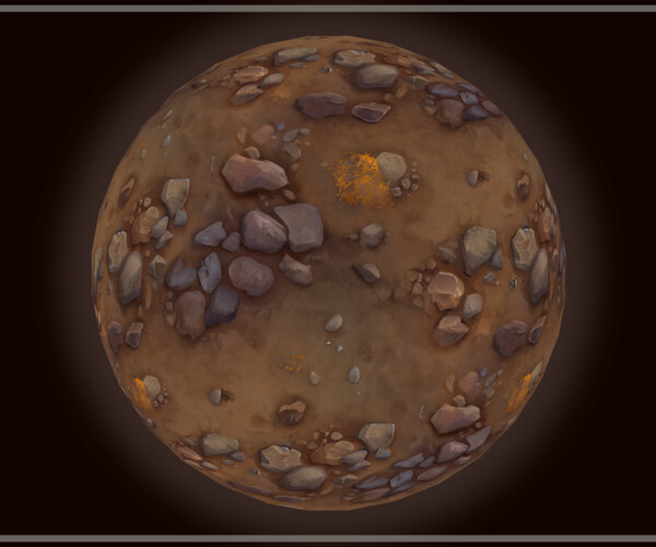 ArtStation - Ground: Earth and Rocks -- 20 TEXTURES -- (Hand-painted ...