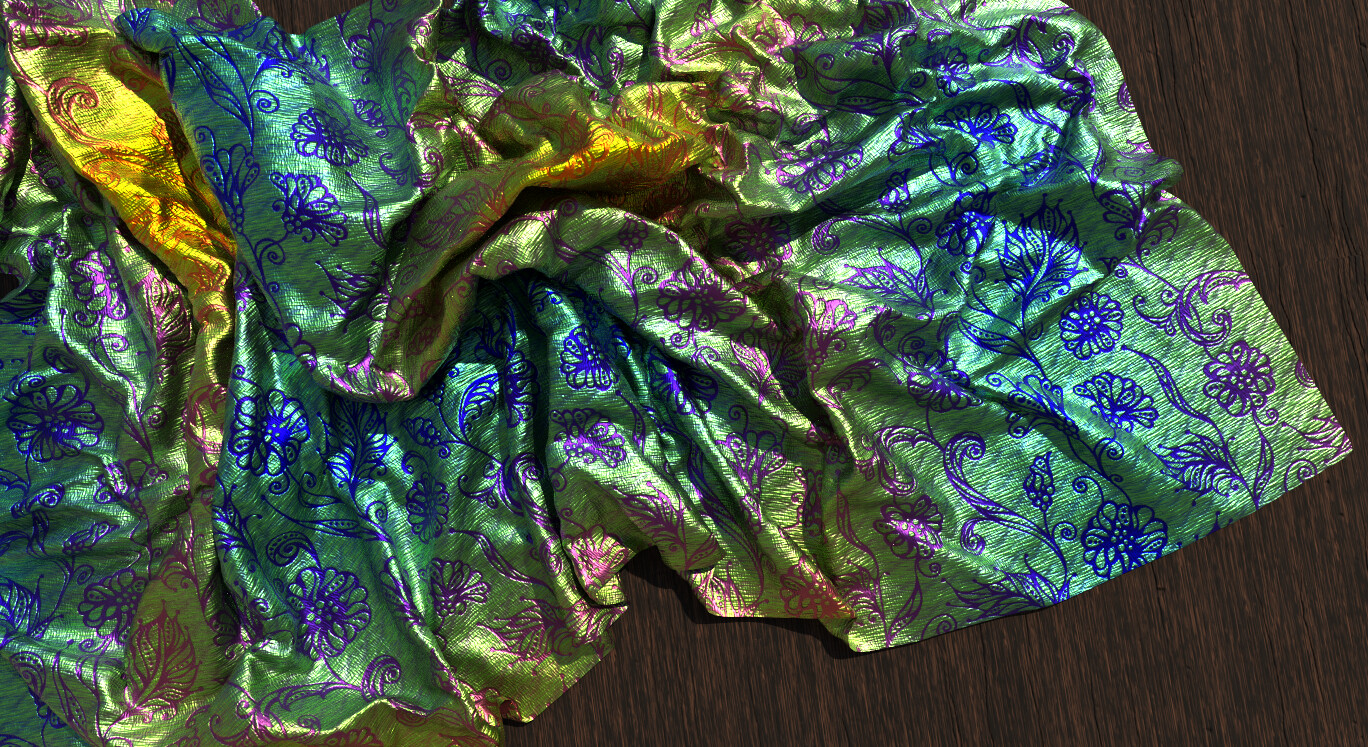 ArtStation - fabric_EMBOSSED SATIN SMART MATERIALS_MARALSAMAEILY | Game ...