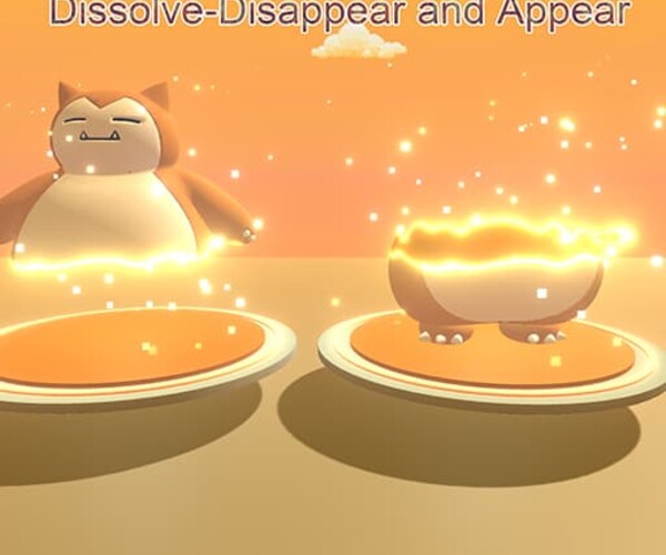 Artstation Unity Shader Dissolve Disappear And Appear Game Assets