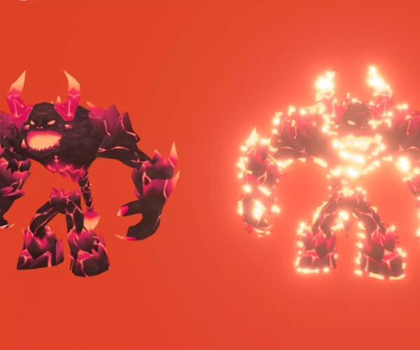 ArtStation - Unity Shader - Edge Dissolve - Outline 3D Art | Game Assets