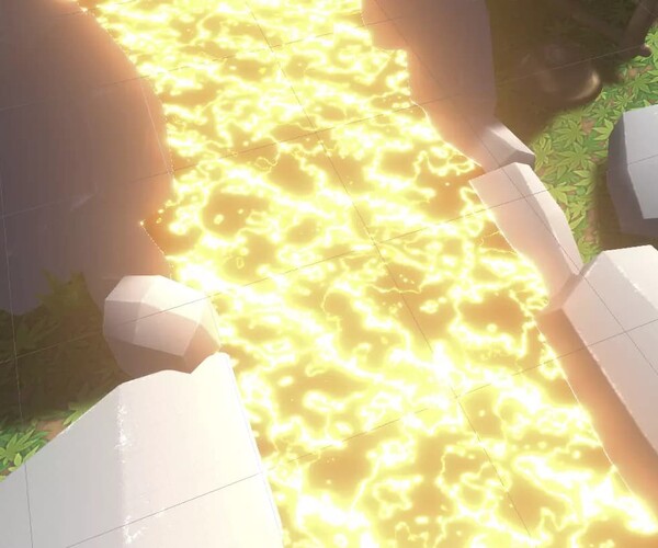 ArtStation - Unity Shader - Flowing Magma | Game Assets