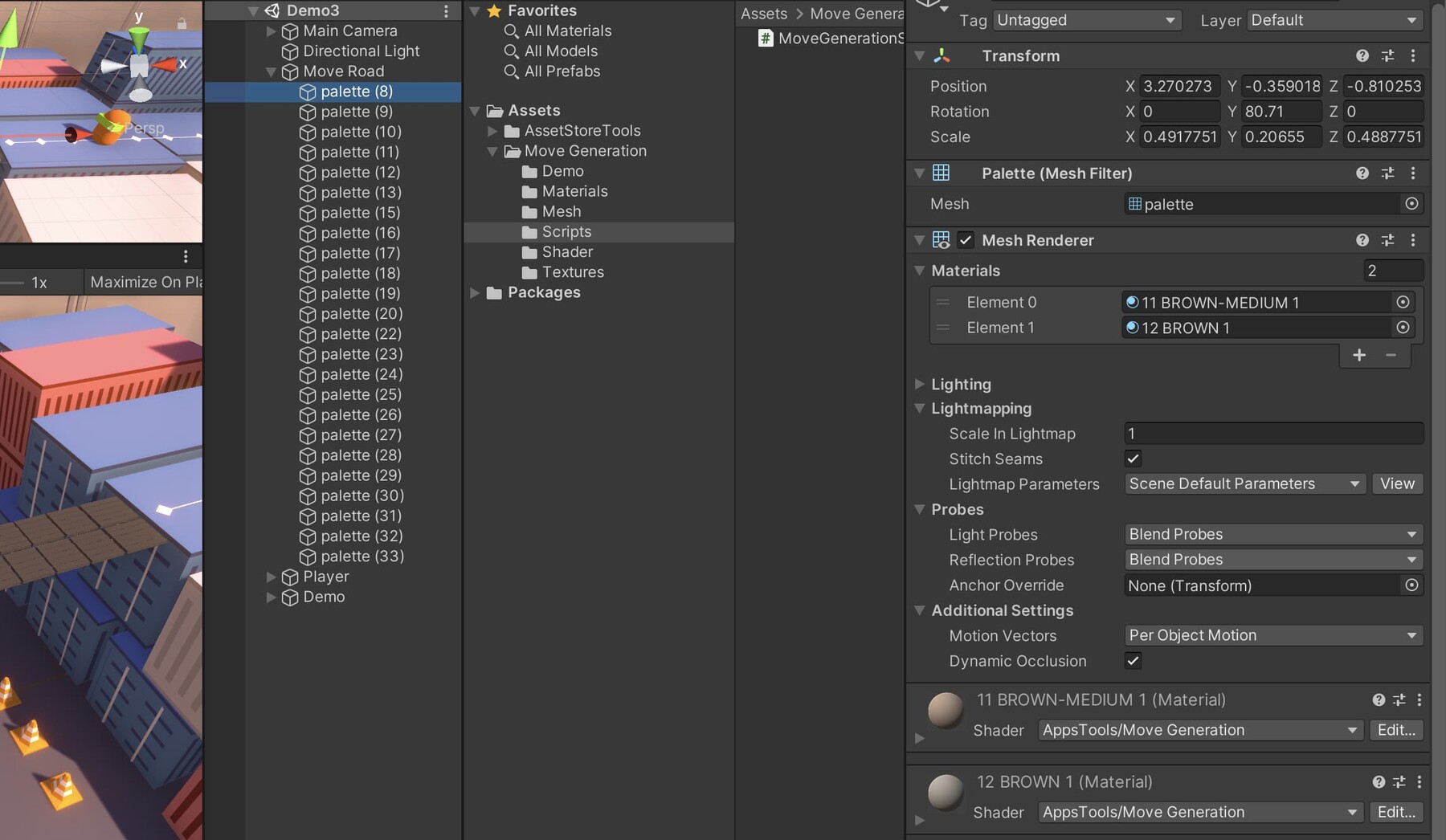 Artstation Unity Shader Move Generation Game Assets