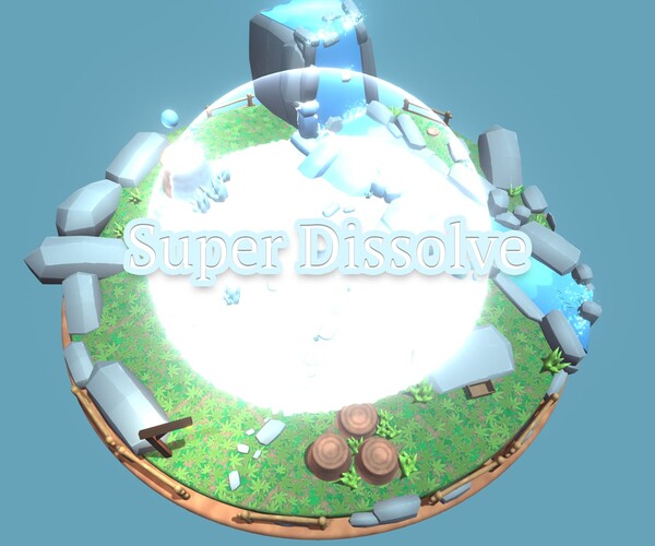 Artstation Unity Shader Super Dissolve Game Assets
