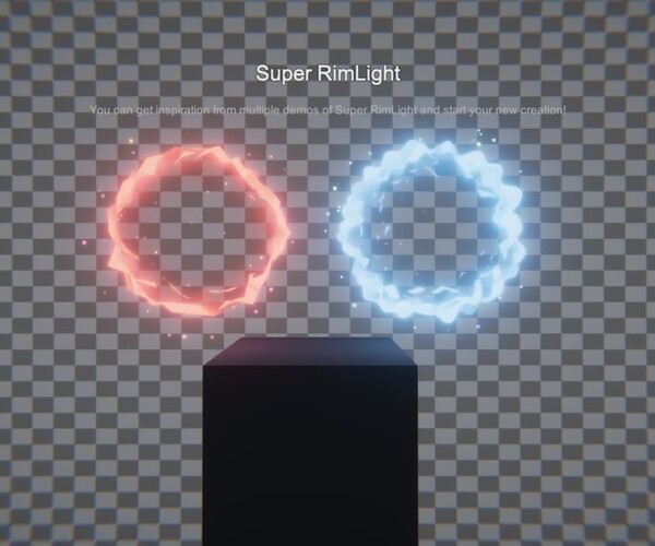 Artstation Unity Shader Super Rimlight Game Assets