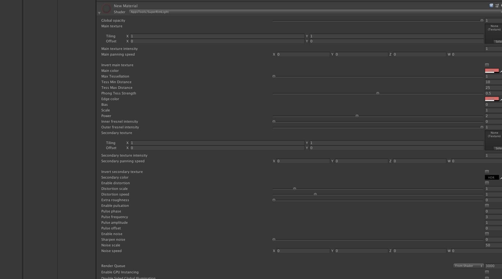 Artstation Unity Shader Super Rimlight Game Assets