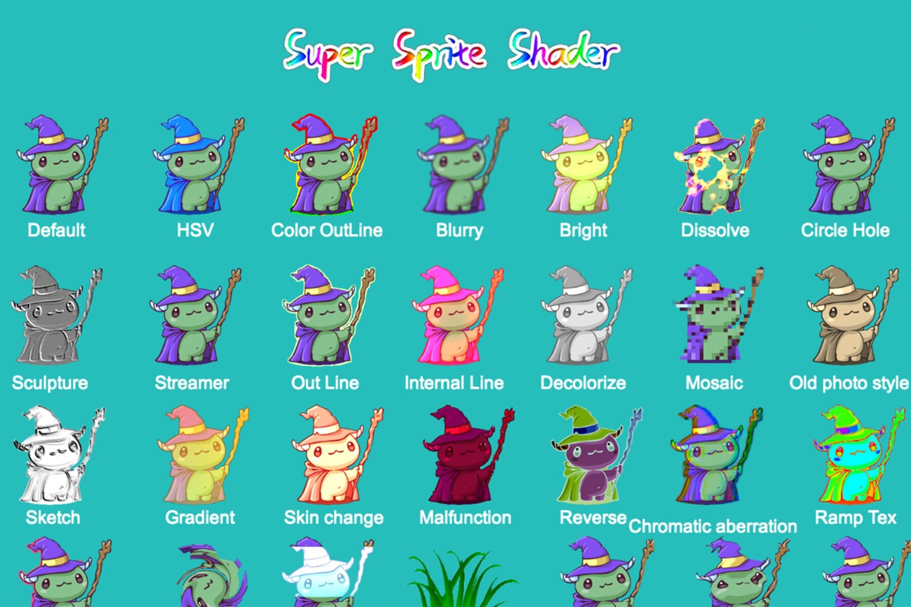 Artstation Unity Shader Super Sprite Shader Game Assets