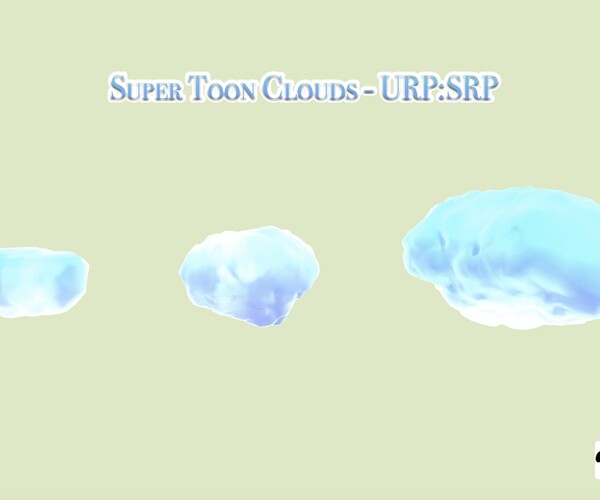ArtStation - Unity Shader - Super Toon Clouds - URP-SRP | Game Assets