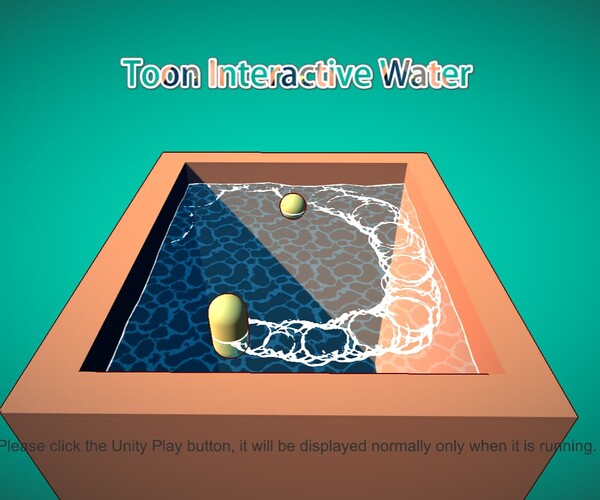 Artstation Unity Shader Toon Interactive Water Game Assets
