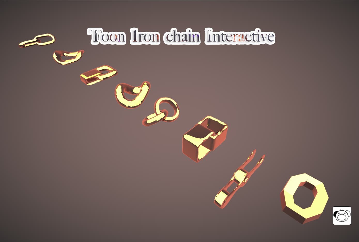 ArtStation - Unity Shader - Toon Iron chain Interactive | Game Assets