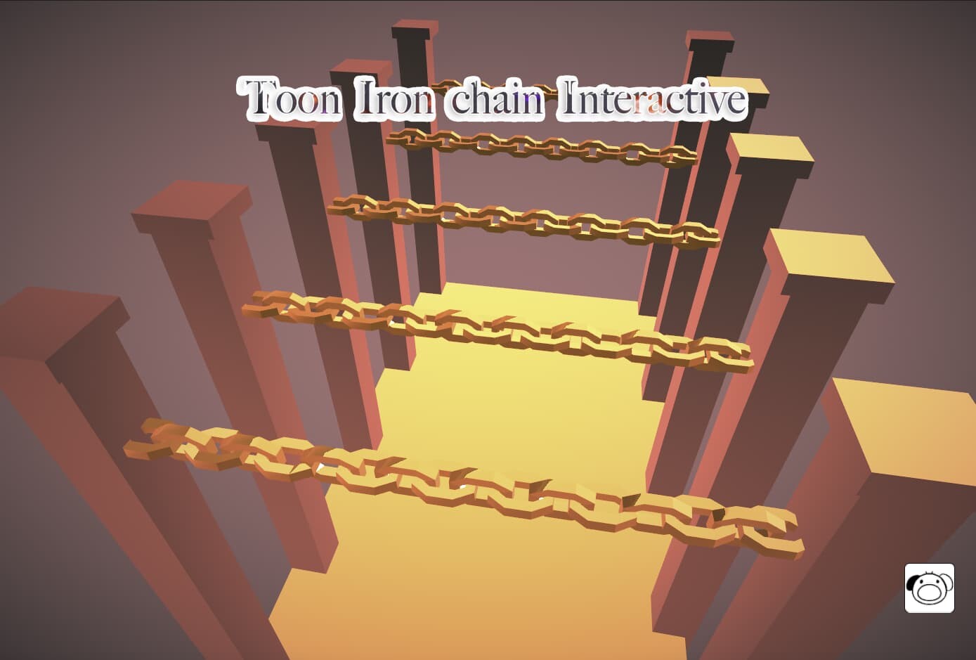 ArtStation - Unity Shader - Toon Iron chain Interactive | Game Assets