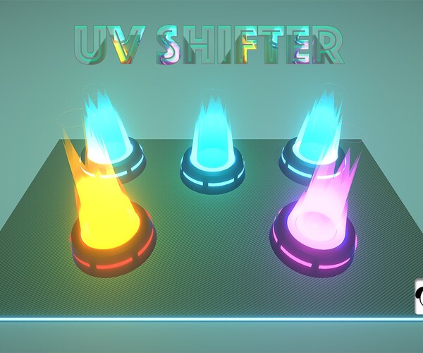 ArtStation - Unity Shader VFX - UV Shifter | Game Assets