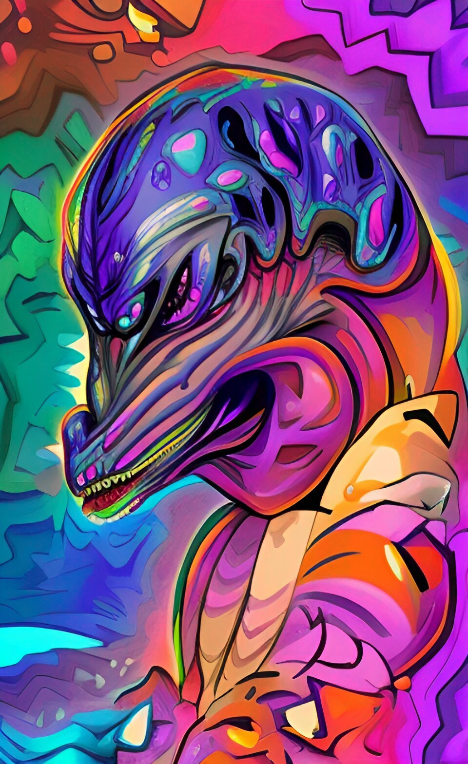 ArtStation - Beast Splatter style +15000 jpg wombo.art pack | Artworks