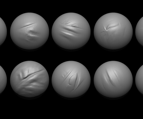 ArtStation - 1000 Alpha Clothes, Wrinklem, Fabric for Zbrush, Blender ...