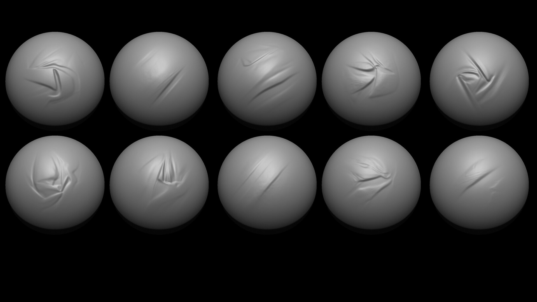 ArtStation - 1000 Alpha Clothes, Wrinklem, Fabric for Zbrush, Blender ...