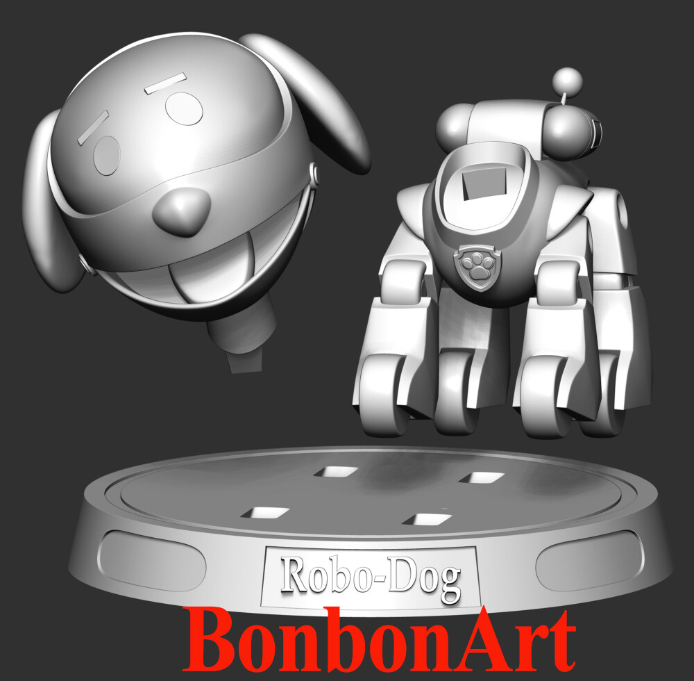 ArtStation - Robo-Dog Paw Patrol | Resources